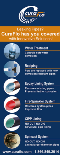CuraFlo has you covered for all your Pipe Restoration Projects – CuraFlo